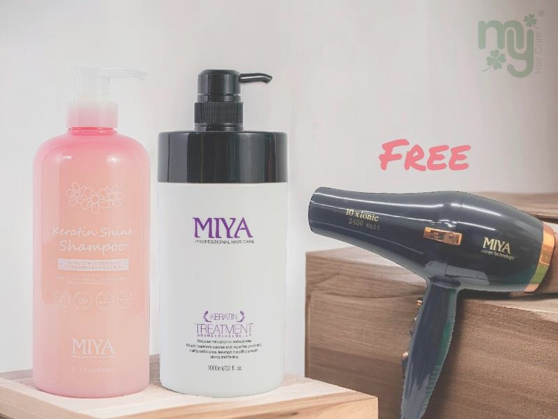 My Hair Care MIYA Professional Hair Care Miya Keratin Shine Shampoo ...